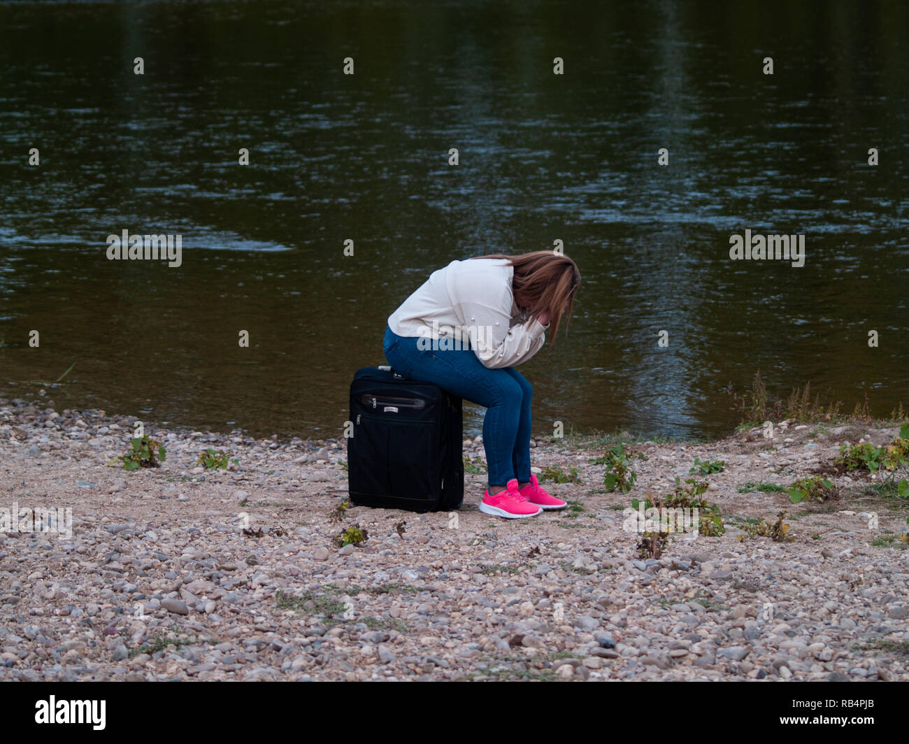 Lonely wait waiting hi-res stock photography and images - Alamy