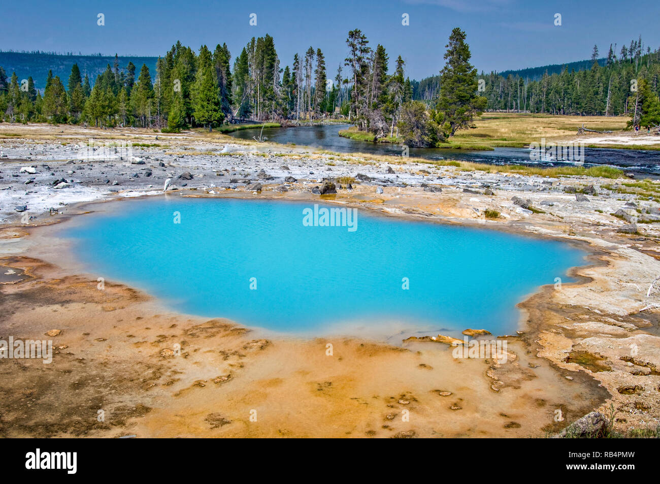 Biscuit basin yellowstone national park hi-res stock photography and ...