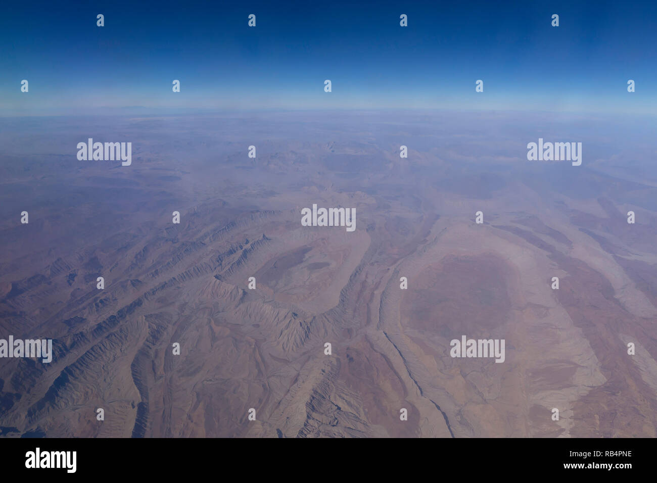 Aerial view of Pakistan from passenger jet, Asia Stock Photo - Alamy