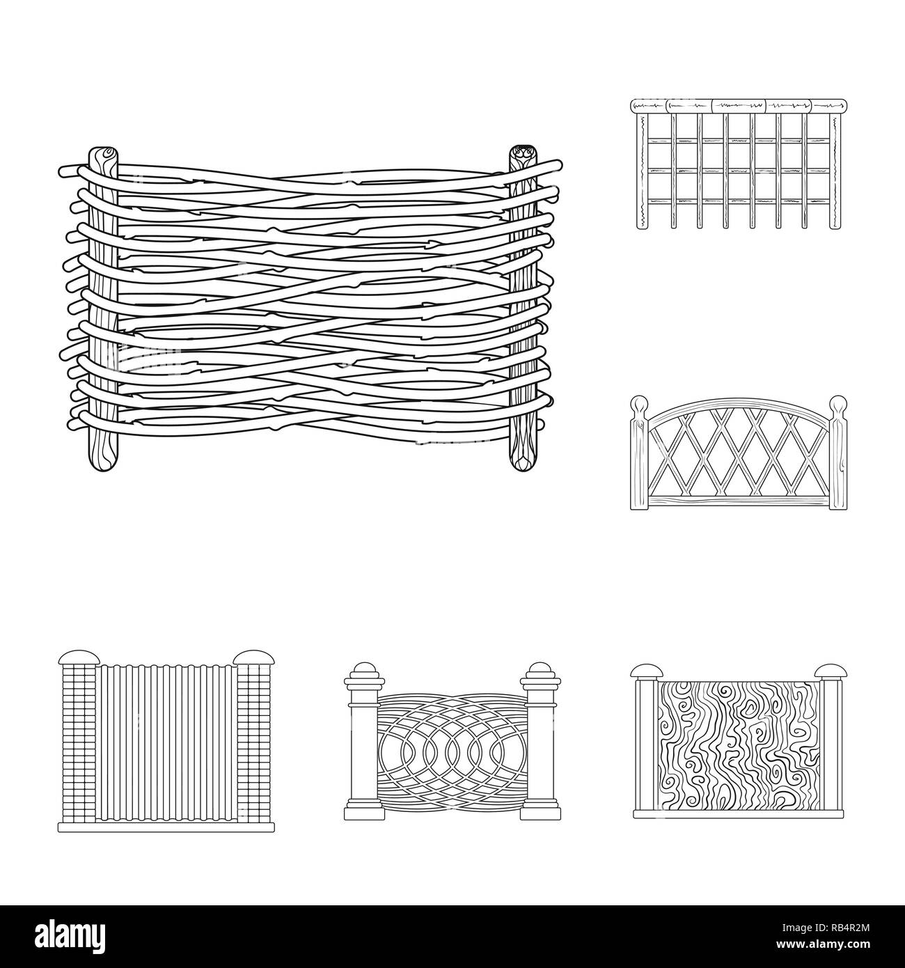 Brick wooden railing Cut Out Stock Images & Pictures - Alamy