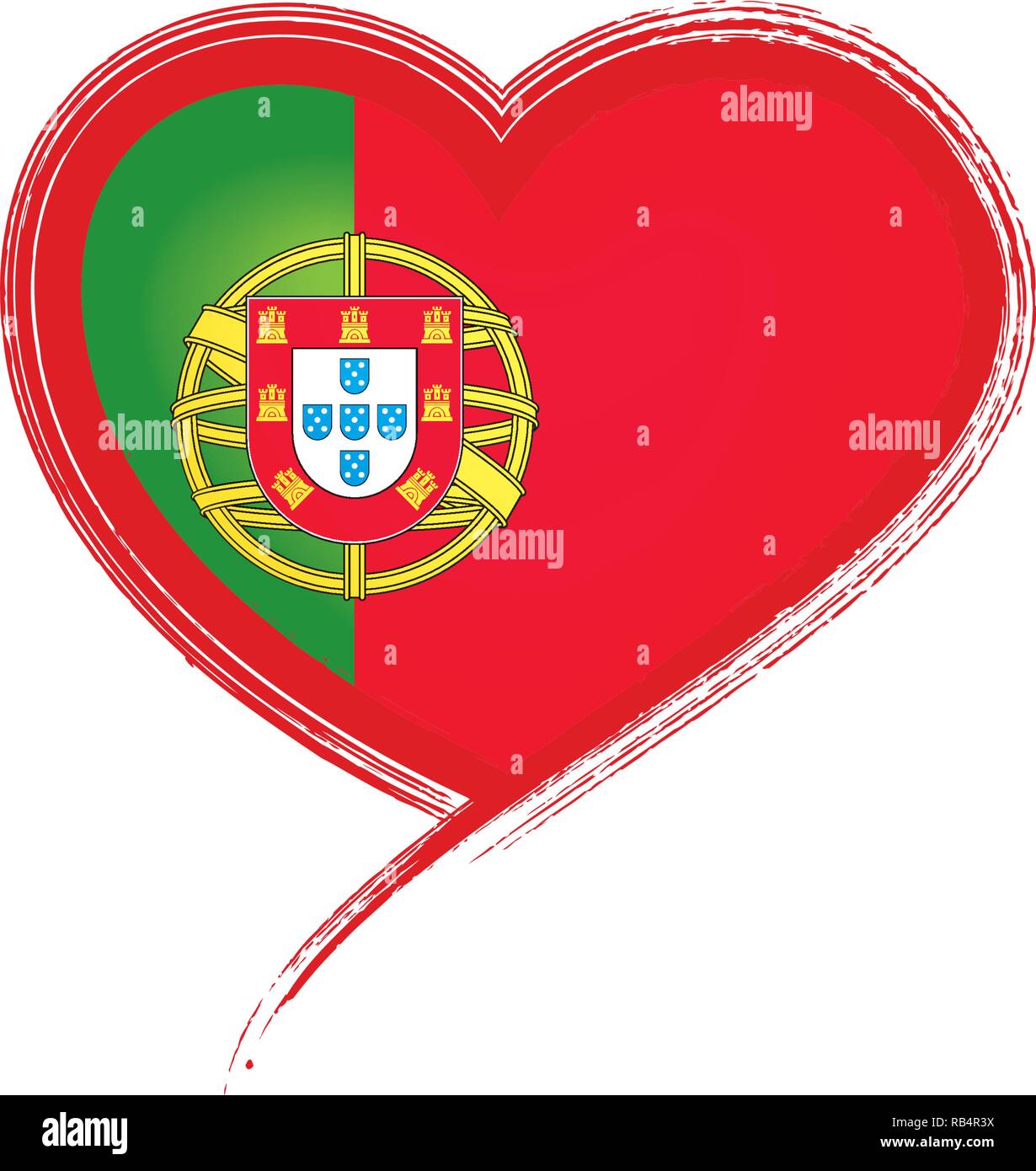 Old portuguese flag Stock Vector Images - Alamy