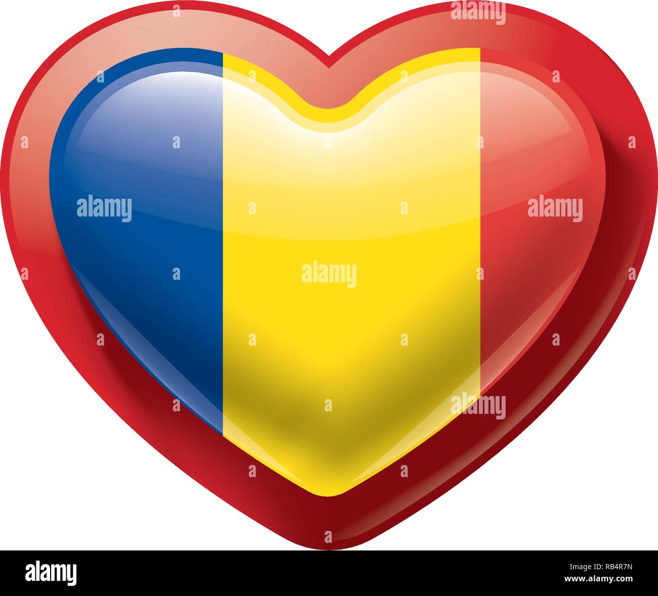 Love romania symbol heart flag hi-res stock photography and images - Alamy