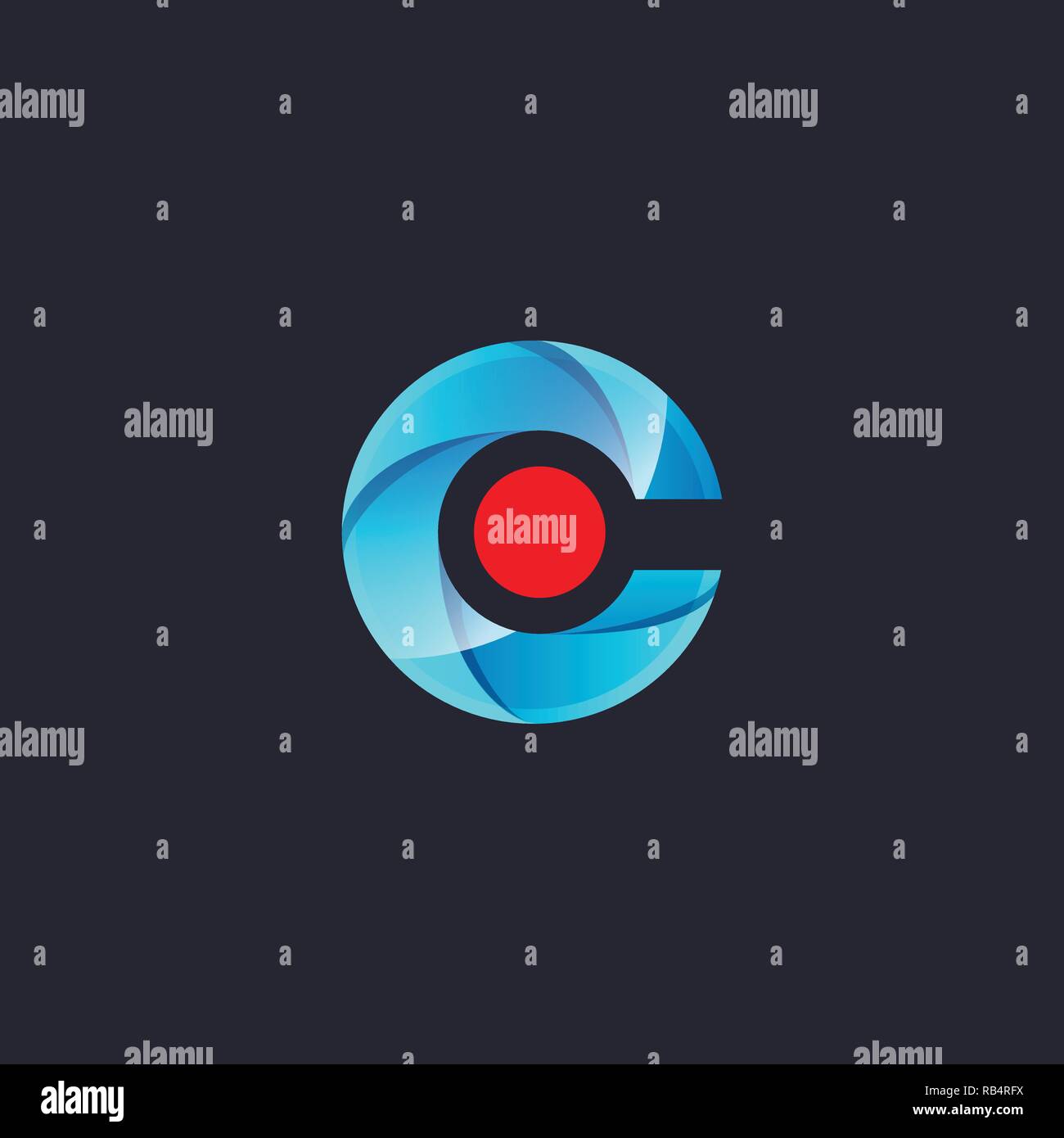 Letter C Set Logo template vector illustration ready use for technology ...