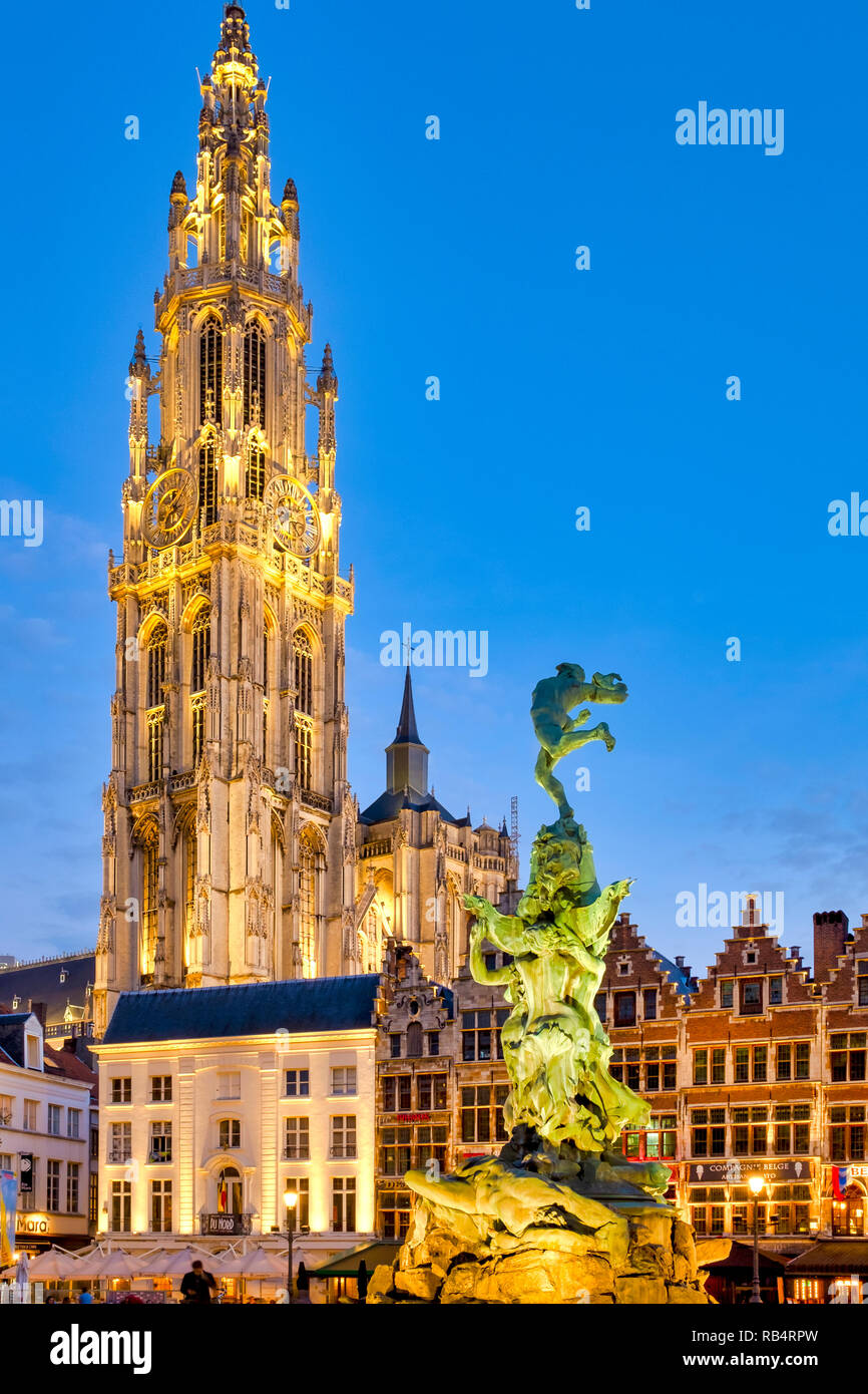 Symbol of antwerp hi-res stock photography and images - Alamy