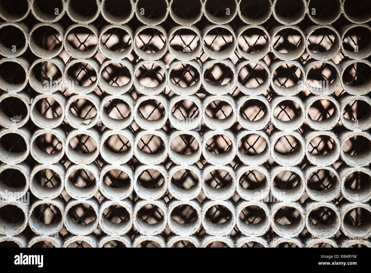 Backgrounds, patterns and textures concept. Dusty metal circles pattern ...