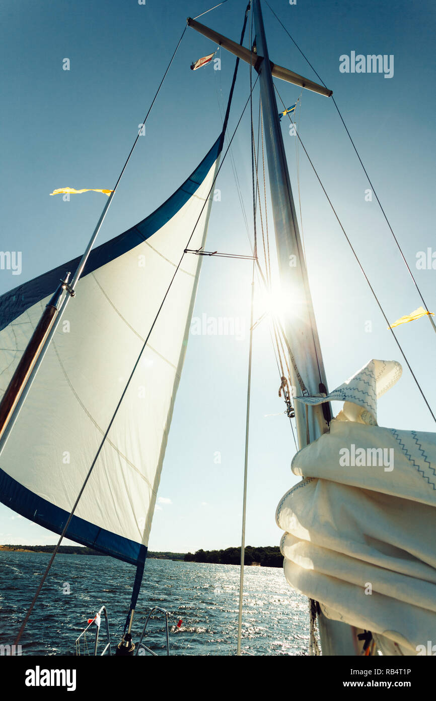 Detailed closeup sail fabric hi-res stock photography and images - Alamy