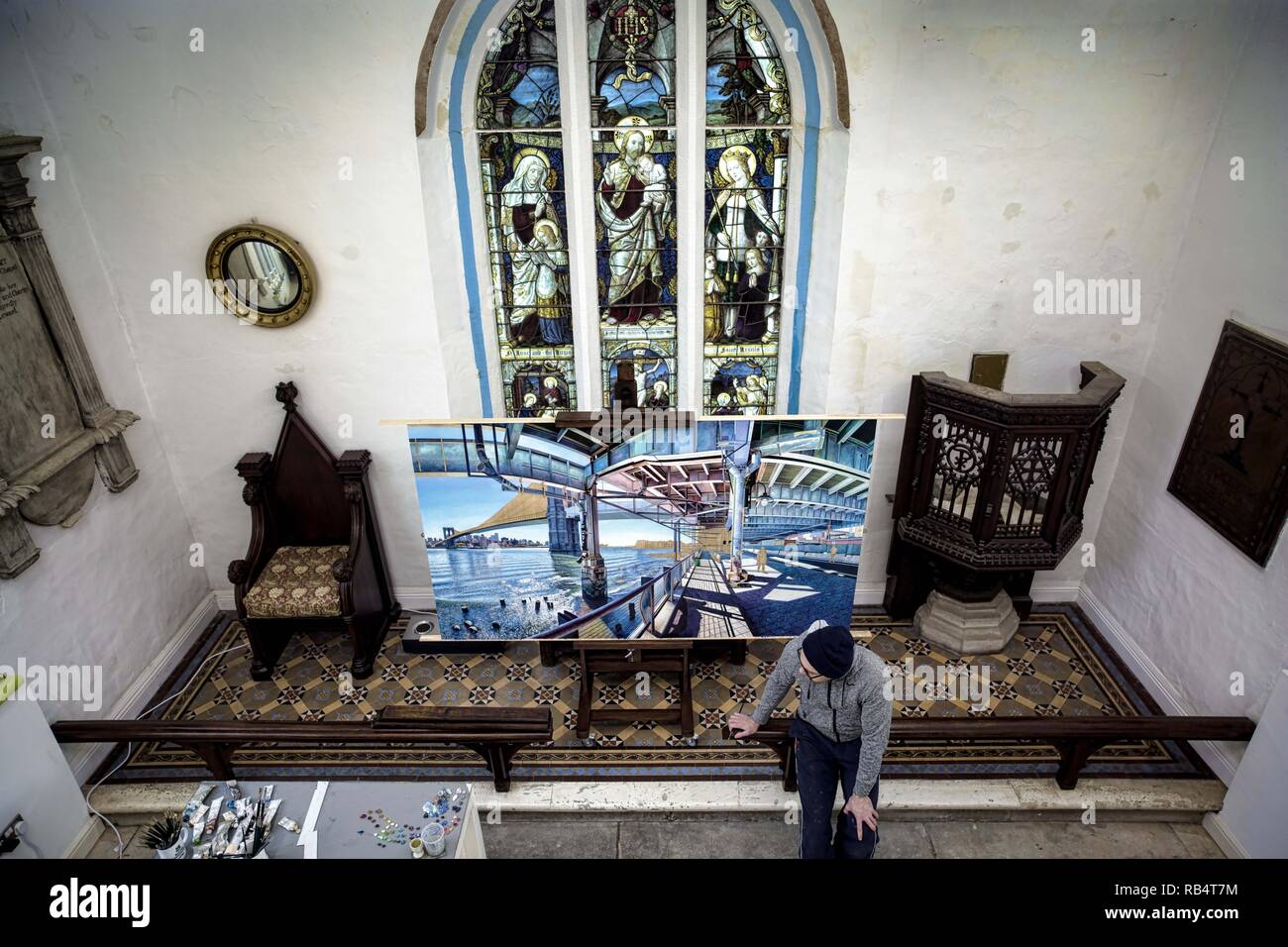 Studio. THIS BRITISH artist’s hyper realistic three-metre-wide ...