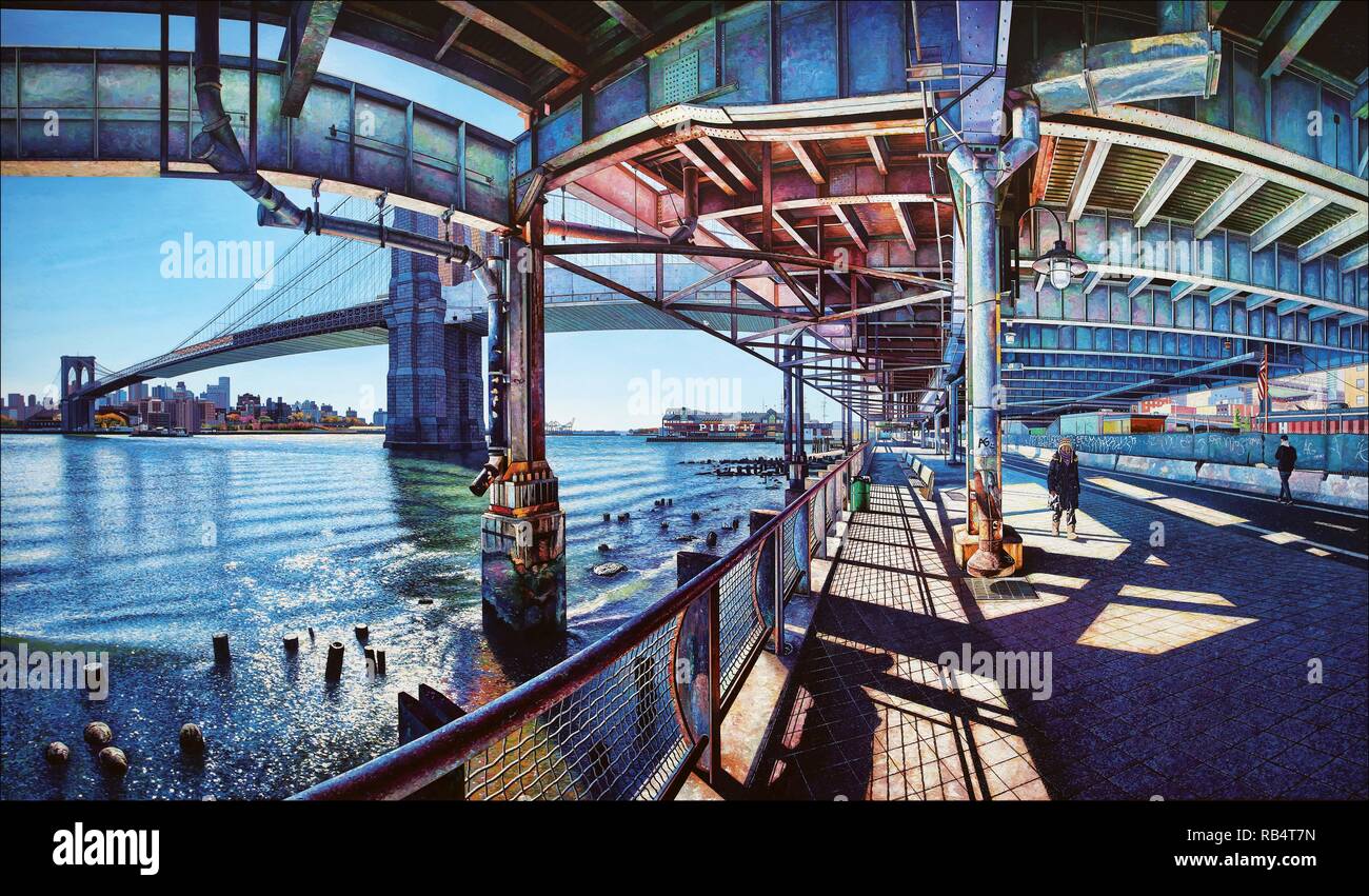 Pier 17. THIS BRITISH artist’s hyper realistic three-metre-wide ...