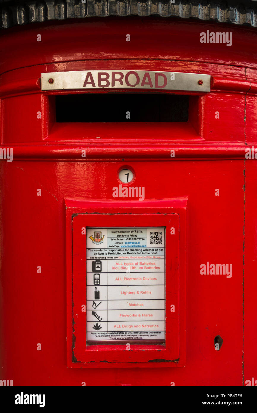 Letter box gibraltar hi-res stock photography and images - Alamy