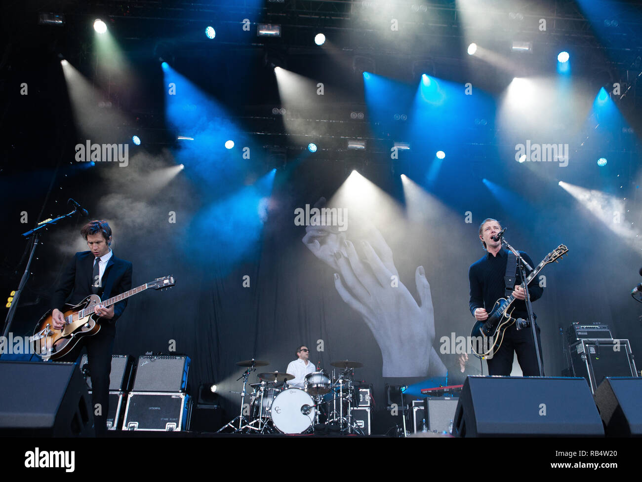 Paul Banks And Daniel Kessler Of Interpol Hi Res Stock Photography And