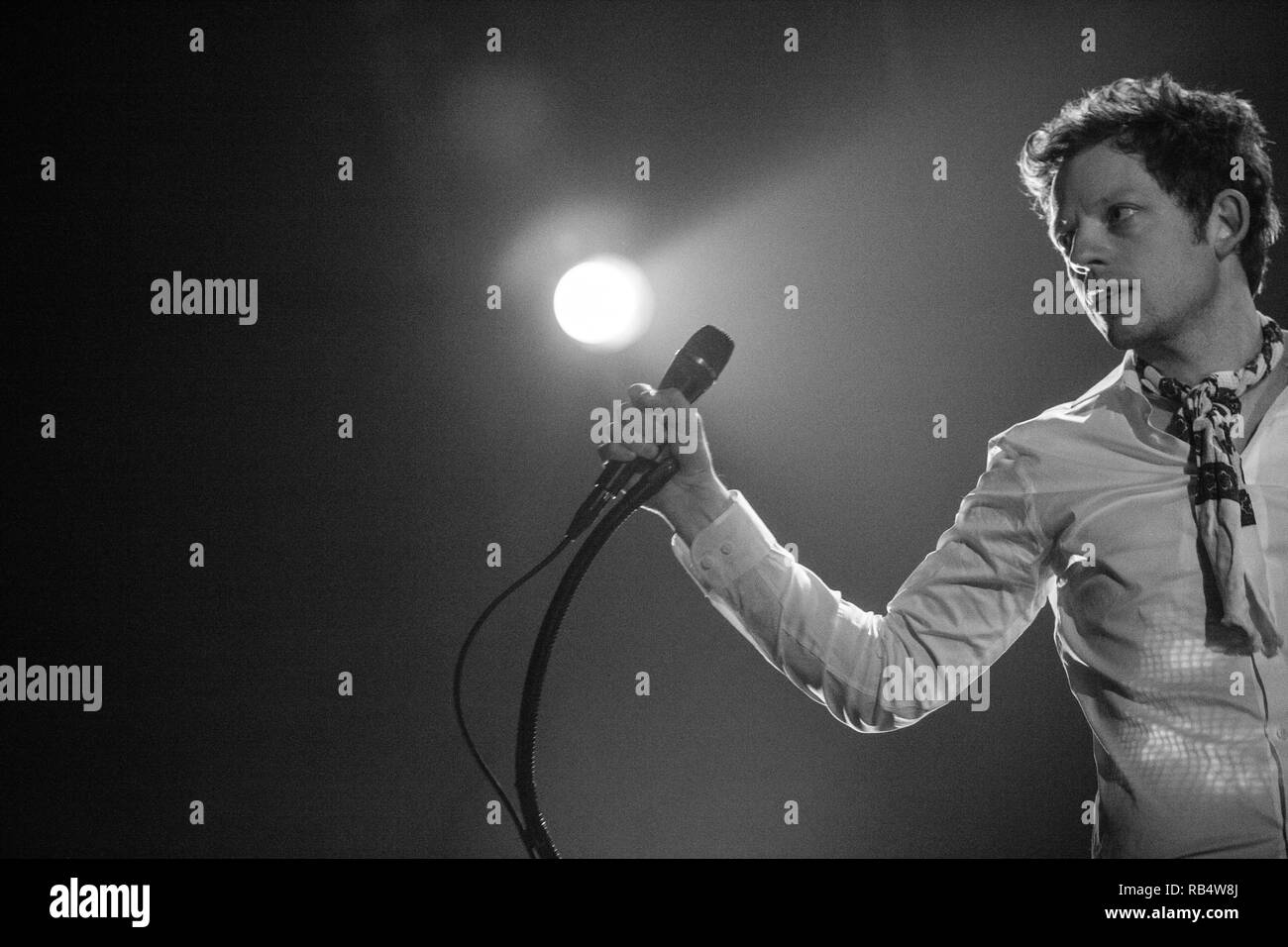 The Norwegian singer, songwriter and musician Jarle Bernhoft performs a ...