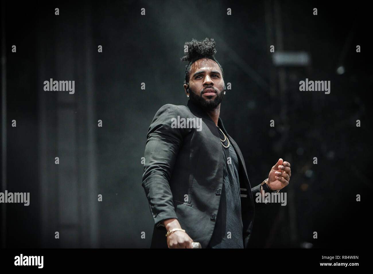 The American singer, songwriter and dancer Jason Derulo performs a live ...