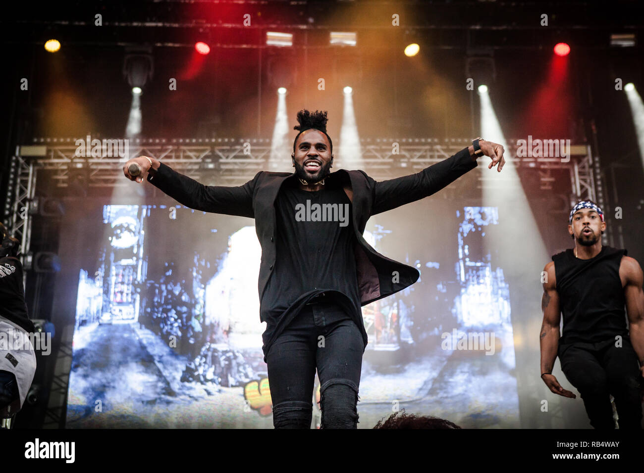 The American singer, songwriter and dancer Jason Derulo performs a live ...