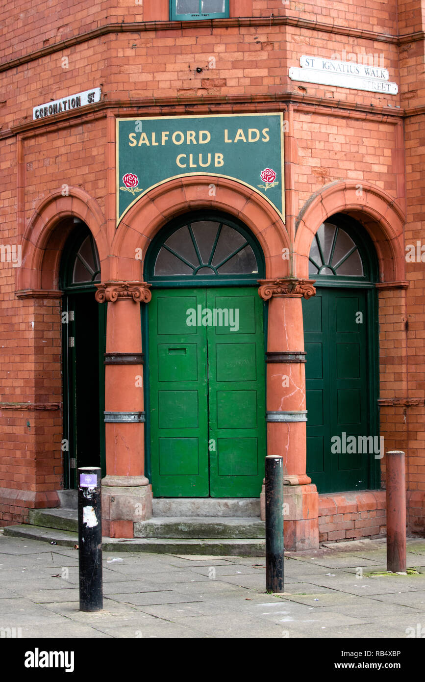 Salford Lads Club. Ordsall. Salford Stock Photo - Alamy