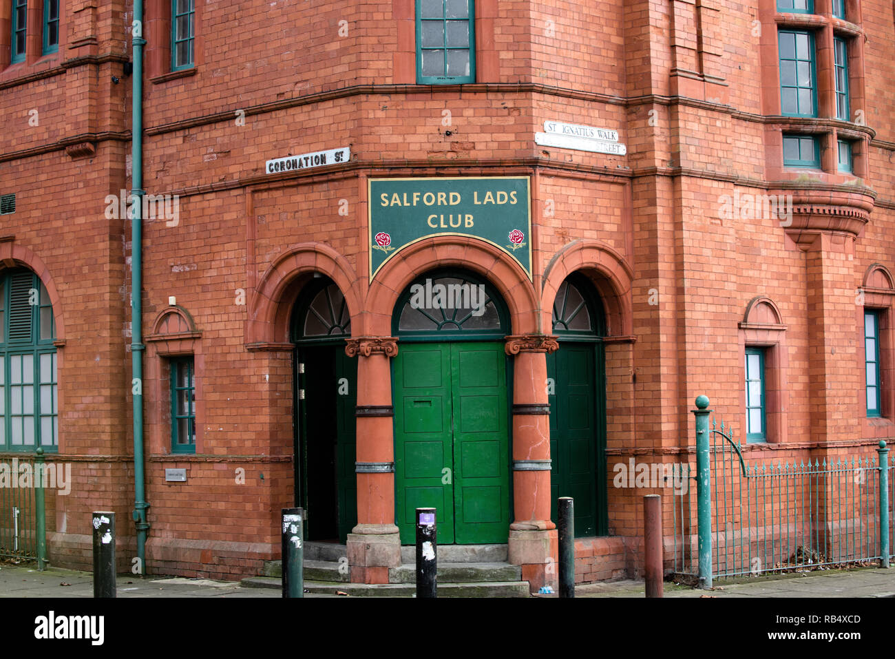 Salford Lads Club. Ordsall. Salford Stock Photo - Alamy