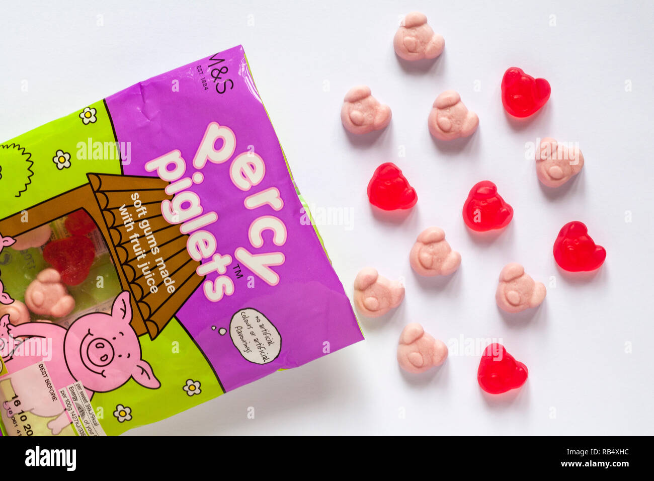 Packet of percy pig sweets percy piglets hi-res stock photography and images - Alamy