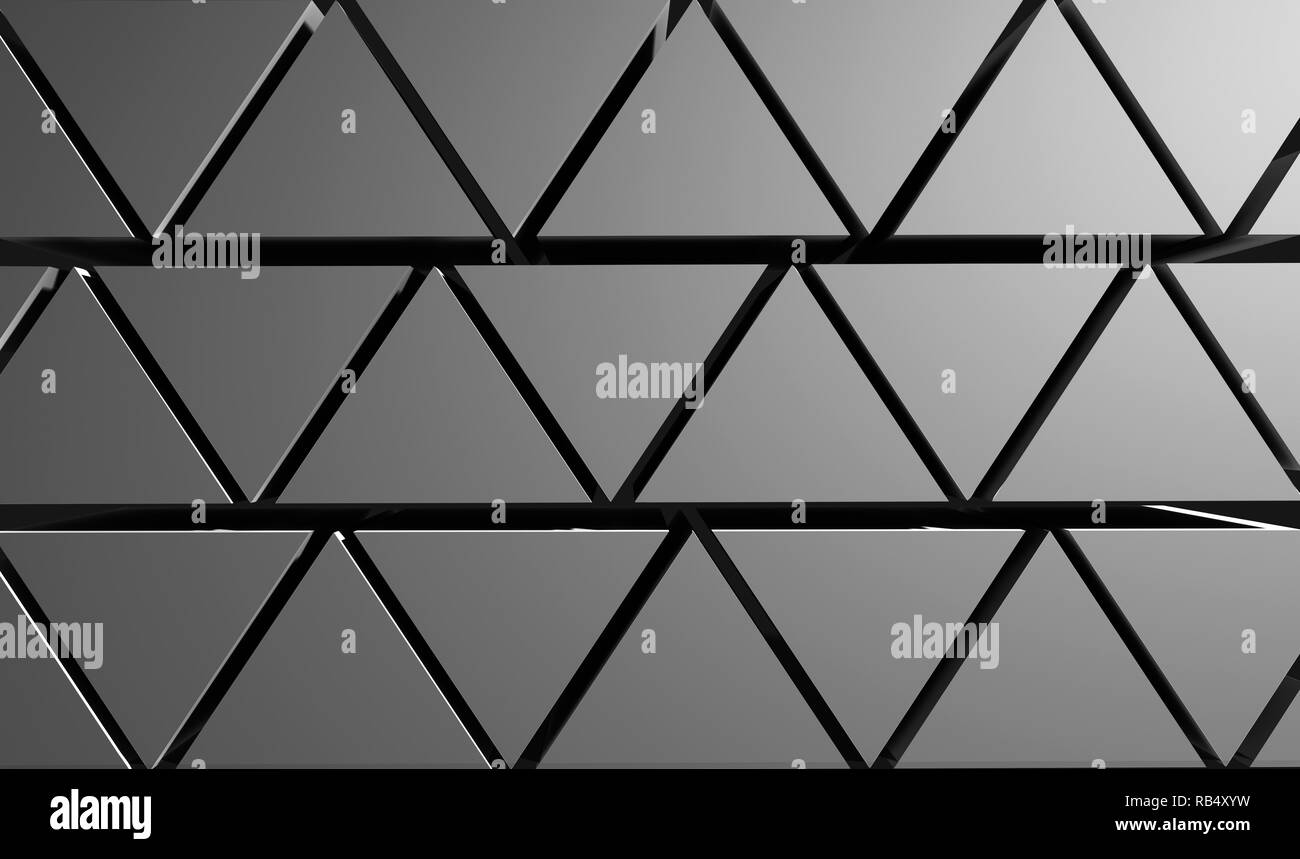 The Pyramids Abstract background from triangles of gray color. 3d ...