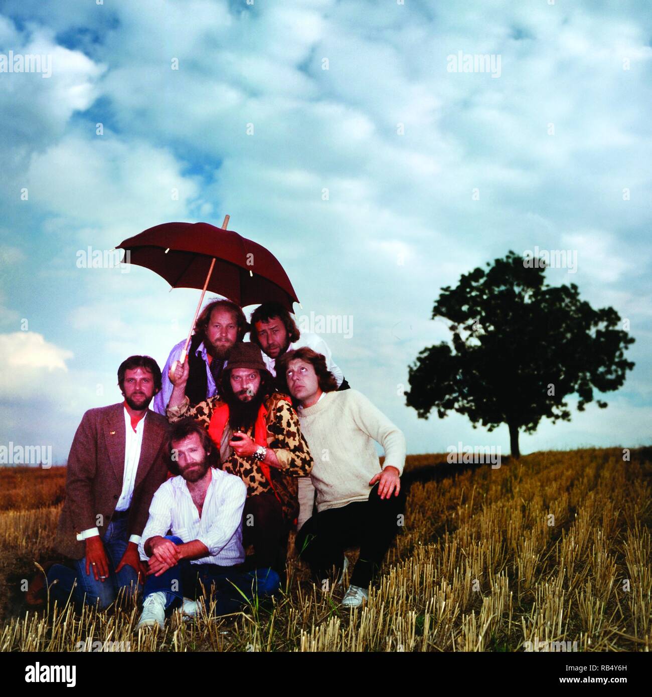 Ian Anderson and Members of Jethro Tull 1980 Stock Photo - Alamy