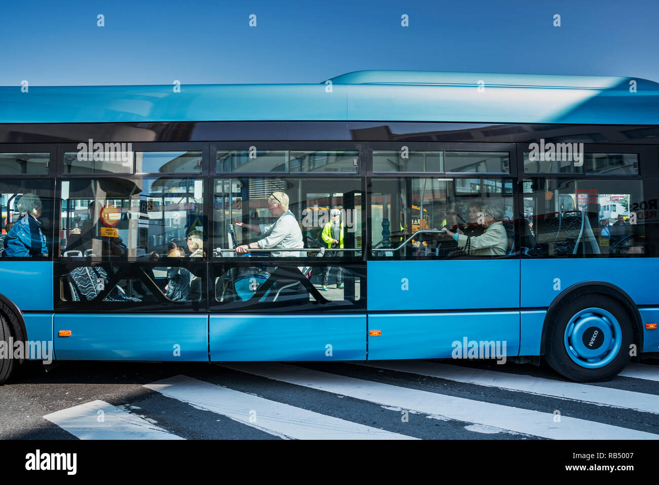 Bus, Summer Festival, Cultural Day, Reykjavik, Iceland Stock Photo - Alamy