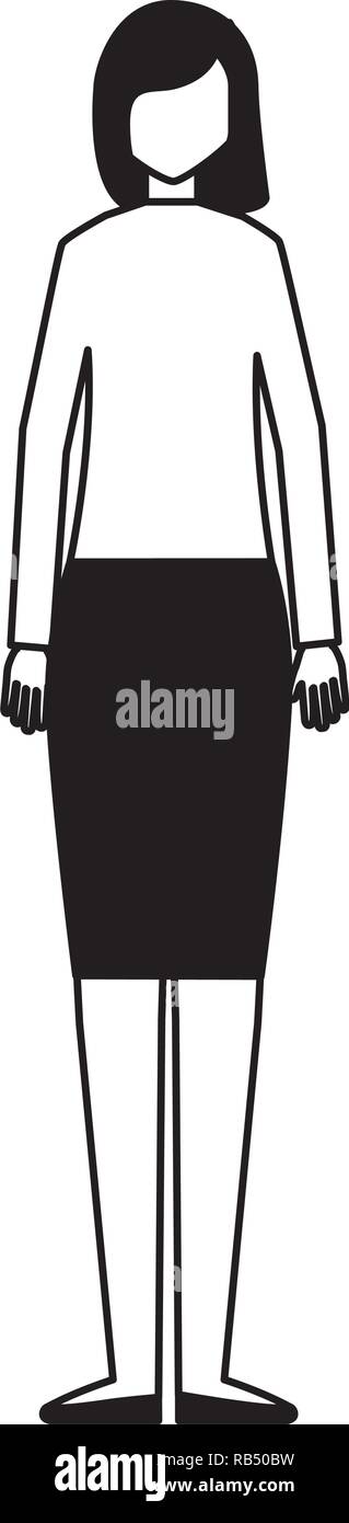 woman character on white background Stock Vector Image & Art - Alamy