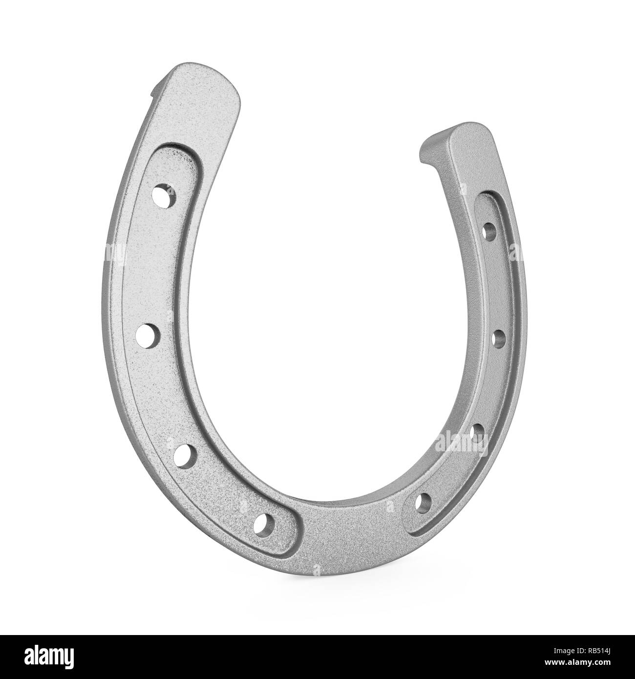 Lucky horseshoe isolated Black and White Stock Photos & Images - Alamy
