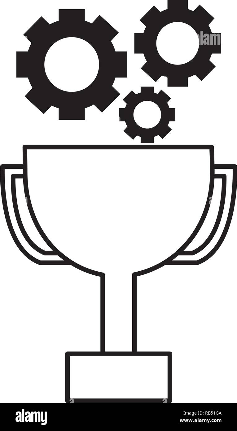 business trophy gears Stock Vector Image & Art - Alamy