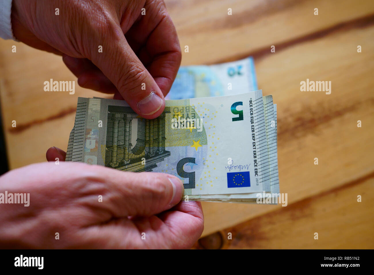 Count Money Table High Resolution Stock Photography and Images - Alamy