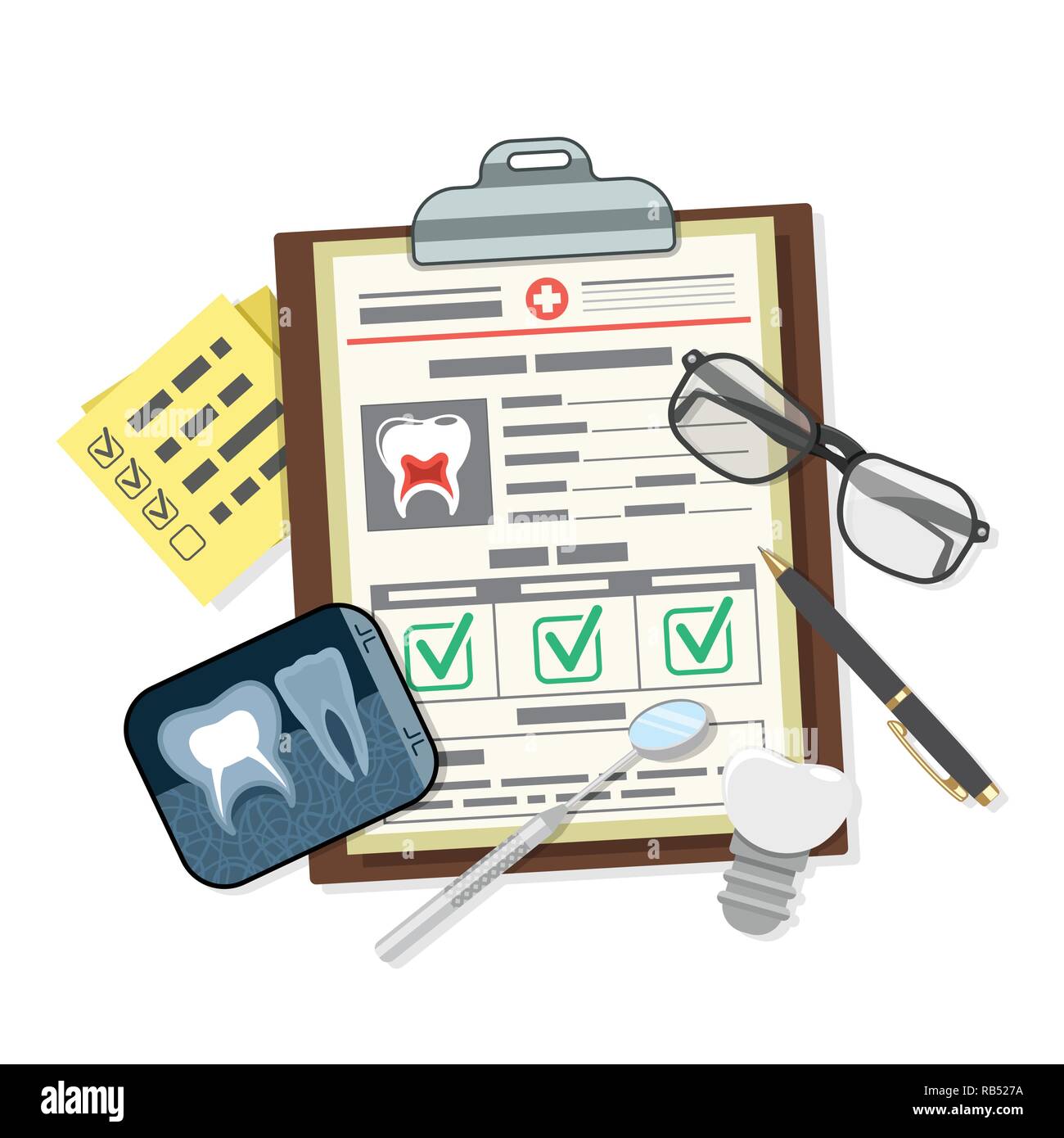Medical card report icon Cut Out Stock Images & Pictures - Alamy