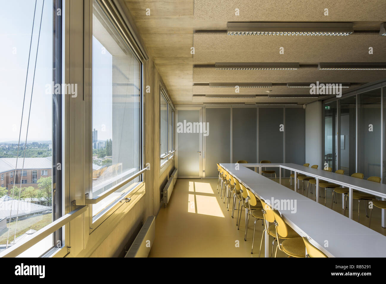 Meeting and seminar room with pivoting windows. Research Centre ...