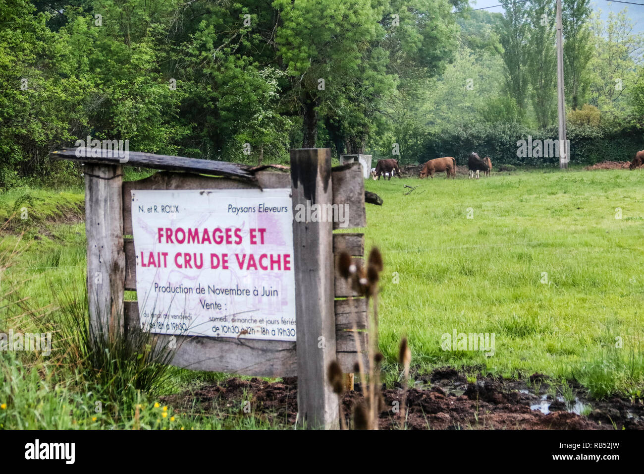 French country life & Nature 2018 / Fromages et lait cru de vache N. et ...