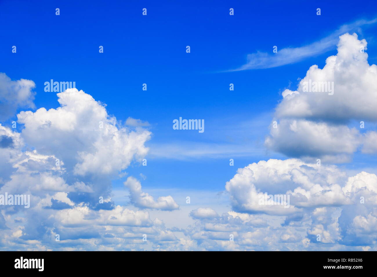 blue sky with rain cloud in summer art of nature beautiful and copy ...