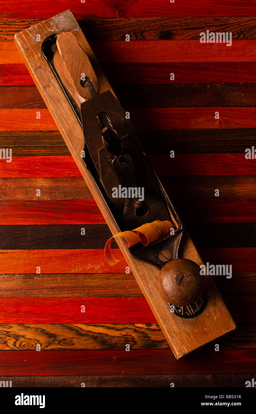Traditional hand plane hi-res stock photography and images - Alamy