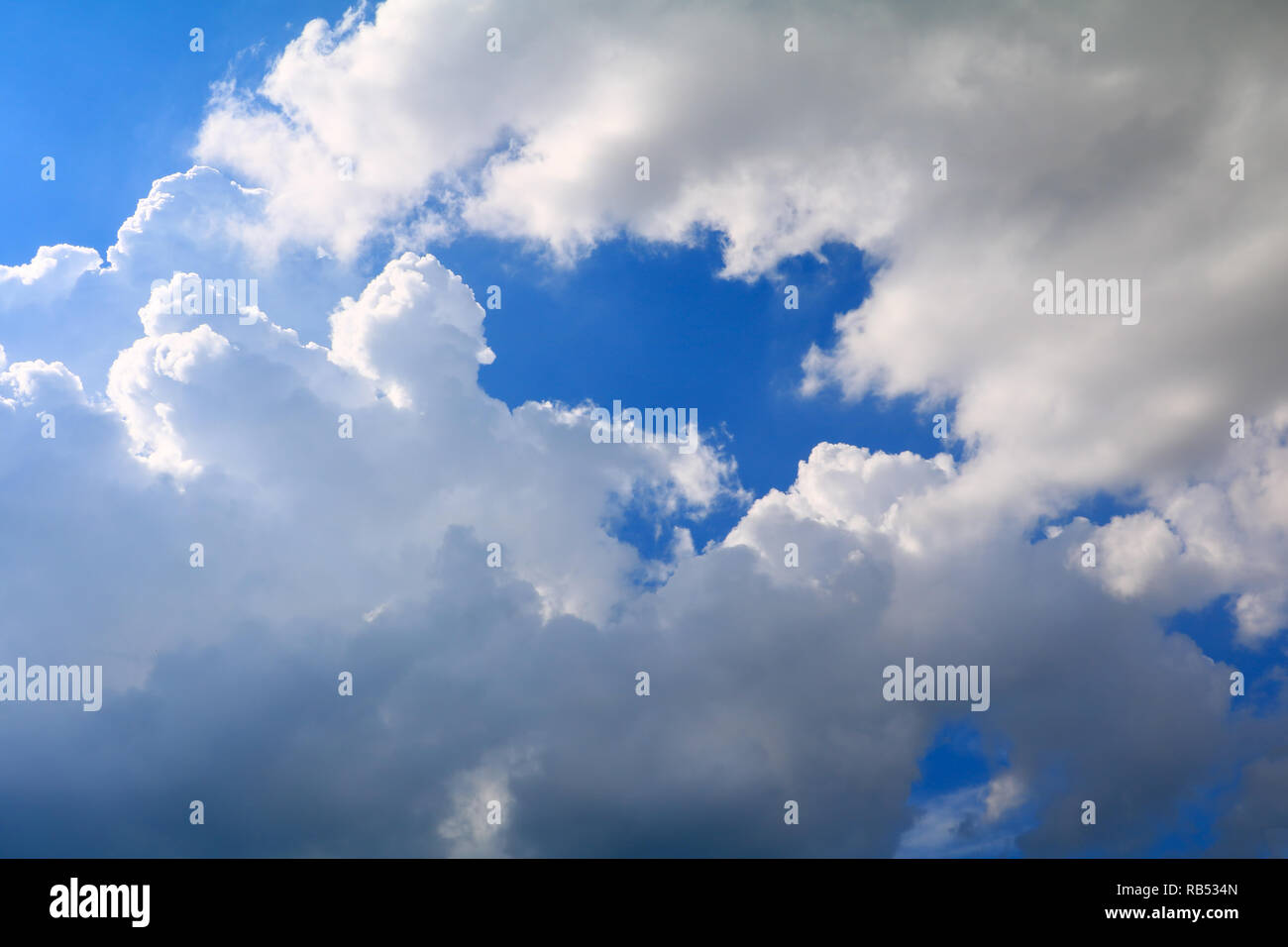 blue sky with rain cloud, art of nature beautiful and copy space for ...