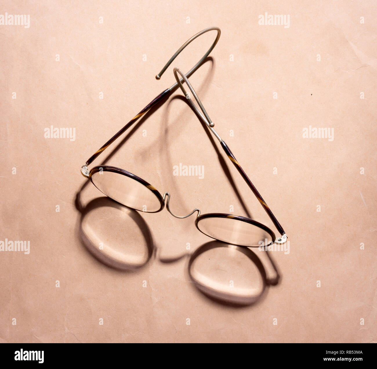 Vintage glasses isolated - Glasses from the early 20th century Stock ...