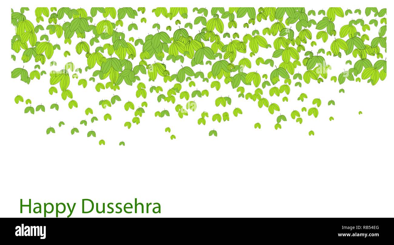 Happy Dussehra celebration card for Indian Festival. Horizontal ...