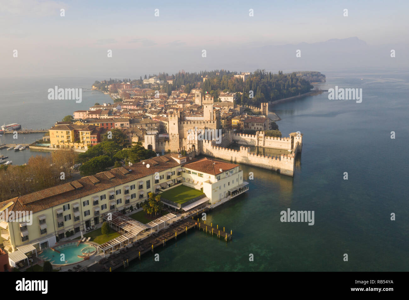 Sirmione an Italian historic charm on lake garda Stock Photo - Alamy