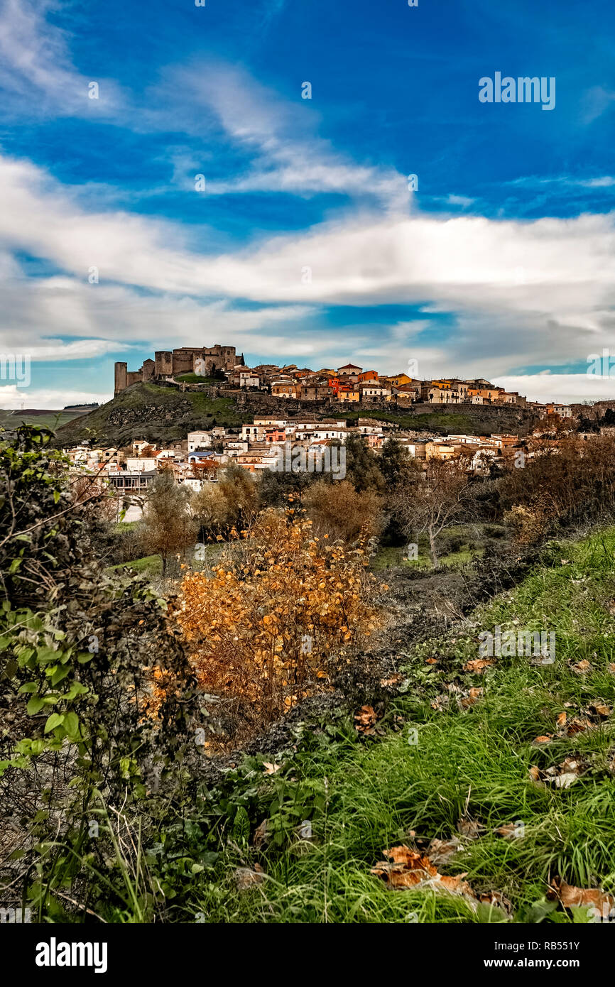Italy Basilicata Melfi Castle National archeologic museum Stock Photo ...