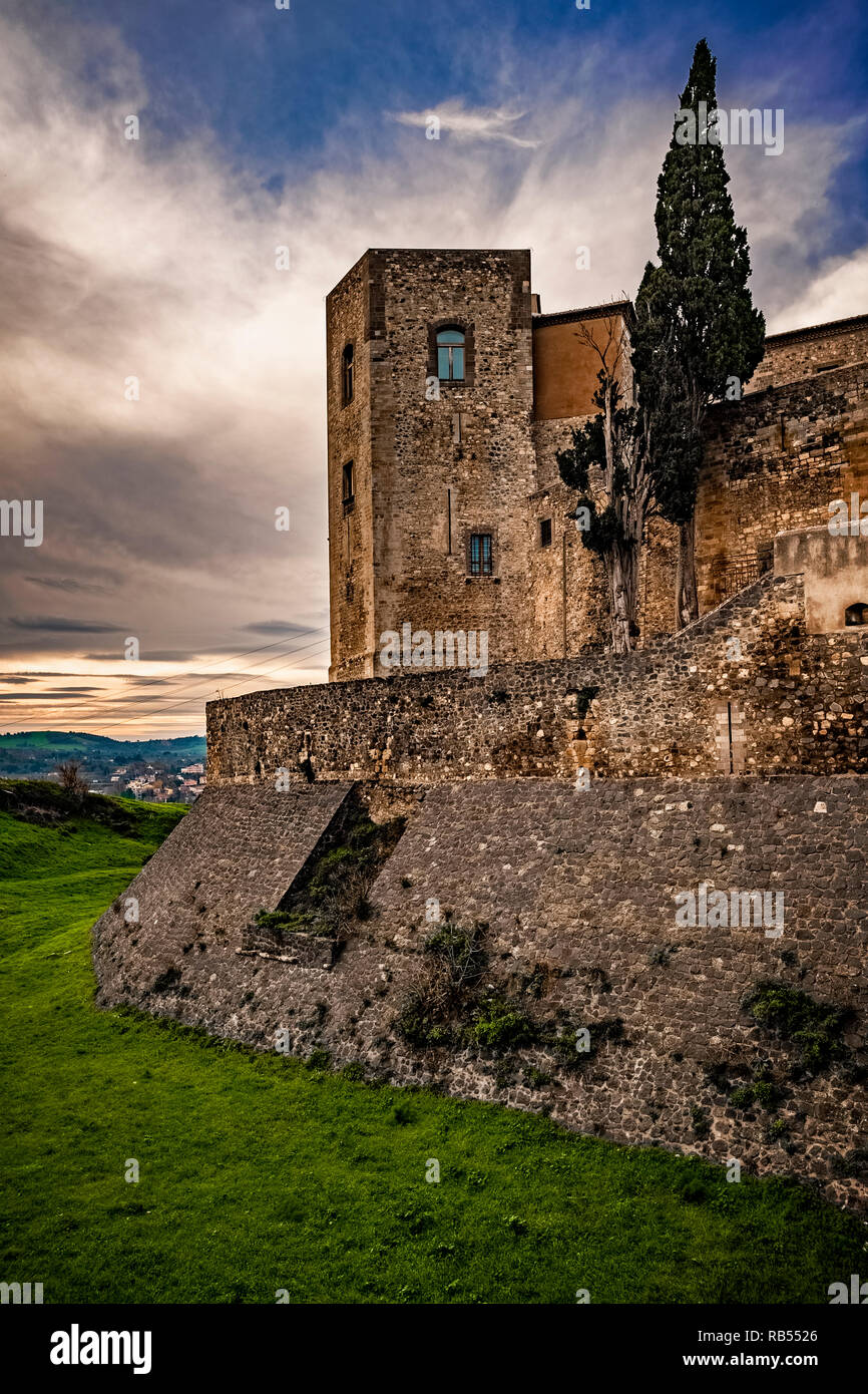 Italy Basilicata Melfi Castle National archeologic museum Stock Photo ...