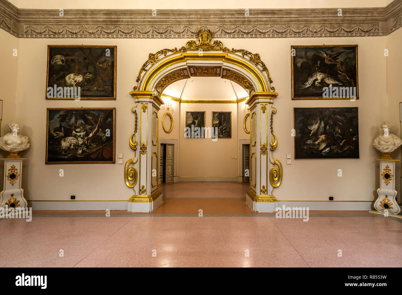 Italy Basilicata Melfi Castle National archeologic museum Stock Photo ...