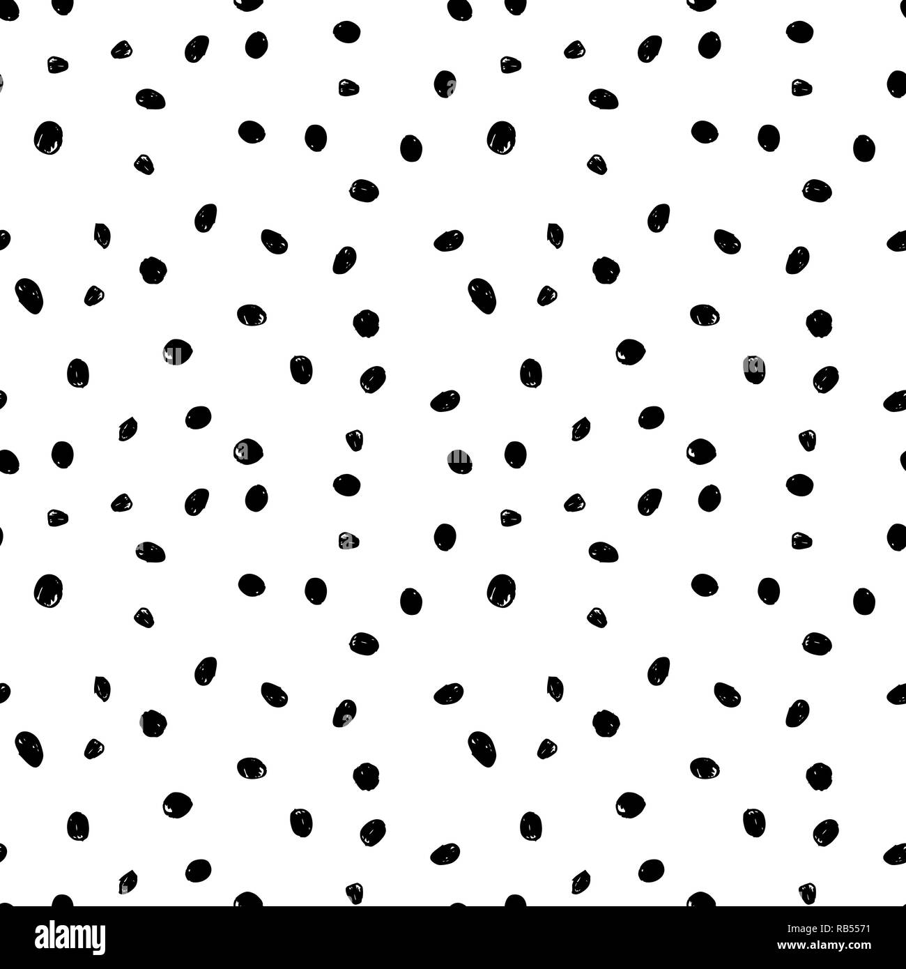 Seamless pattern of black sketches small patches on a white background ...