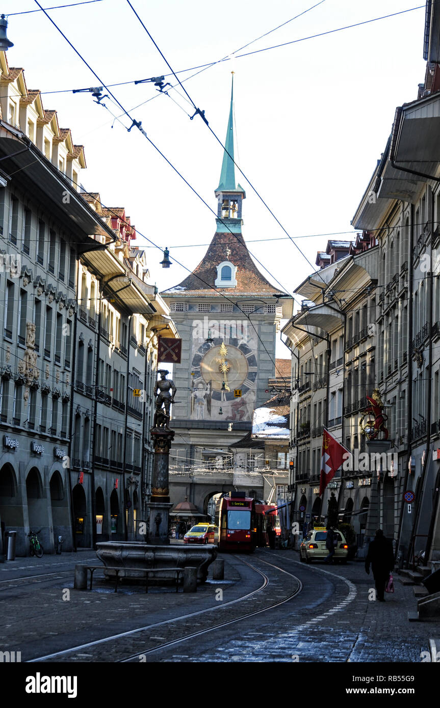 The 13th century Zytglogge Clock Tower is one of Bern's most ...