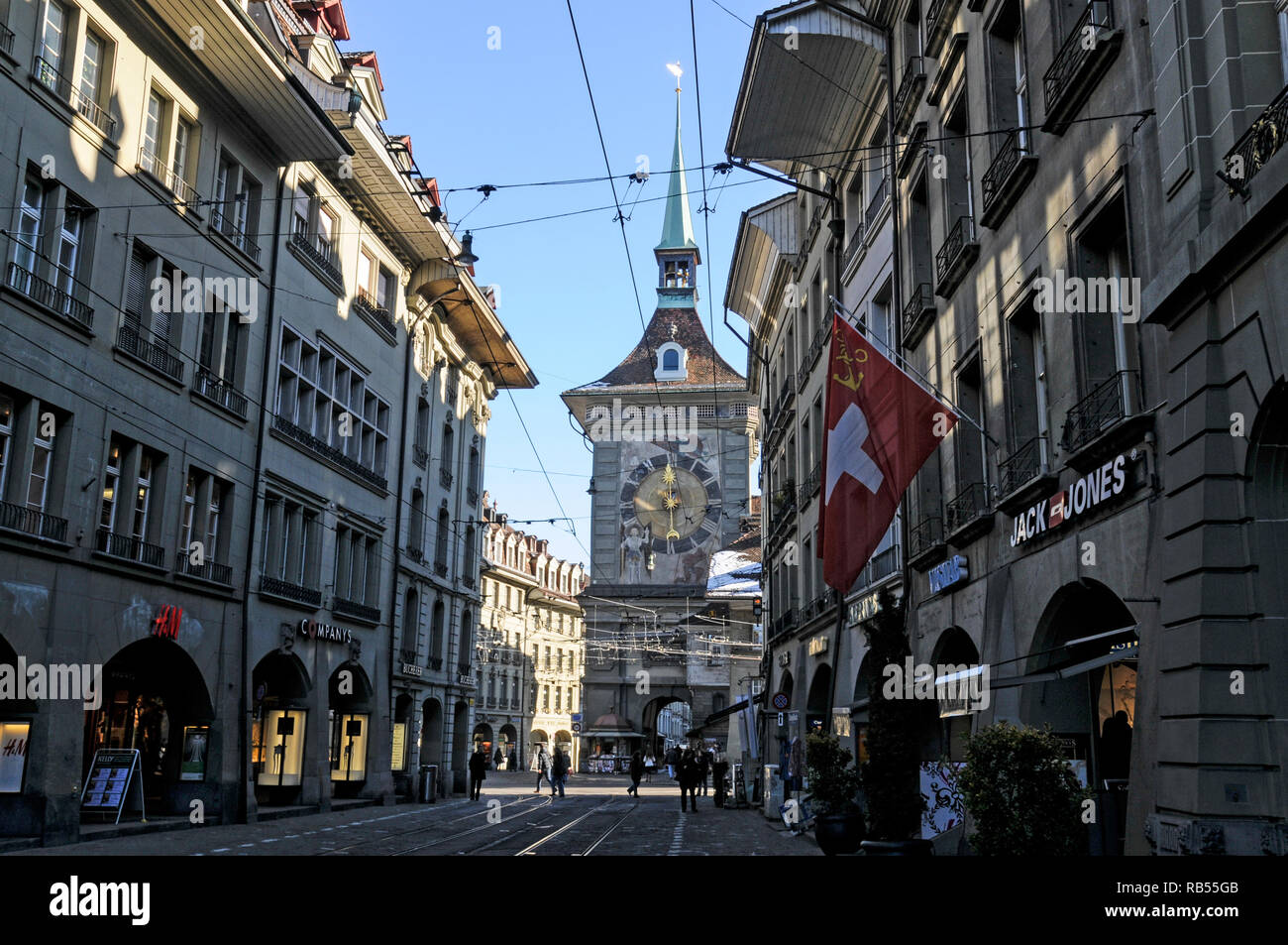 The 13th century Zytglogge Clock Tower is one of Bern's most ...