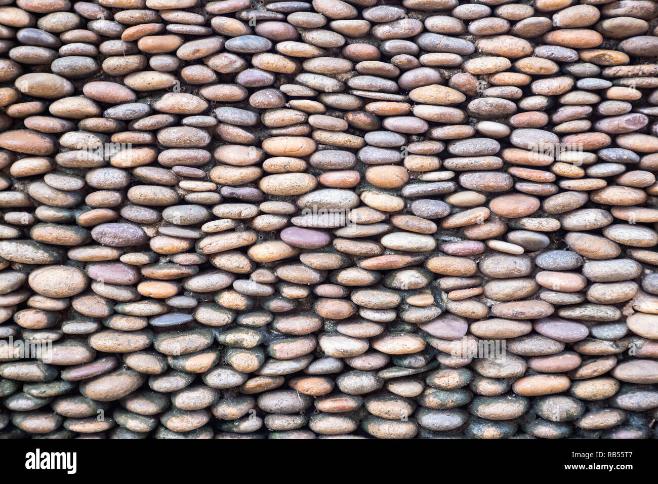 Stone pebbles texture background for interior exterior decoration and ...