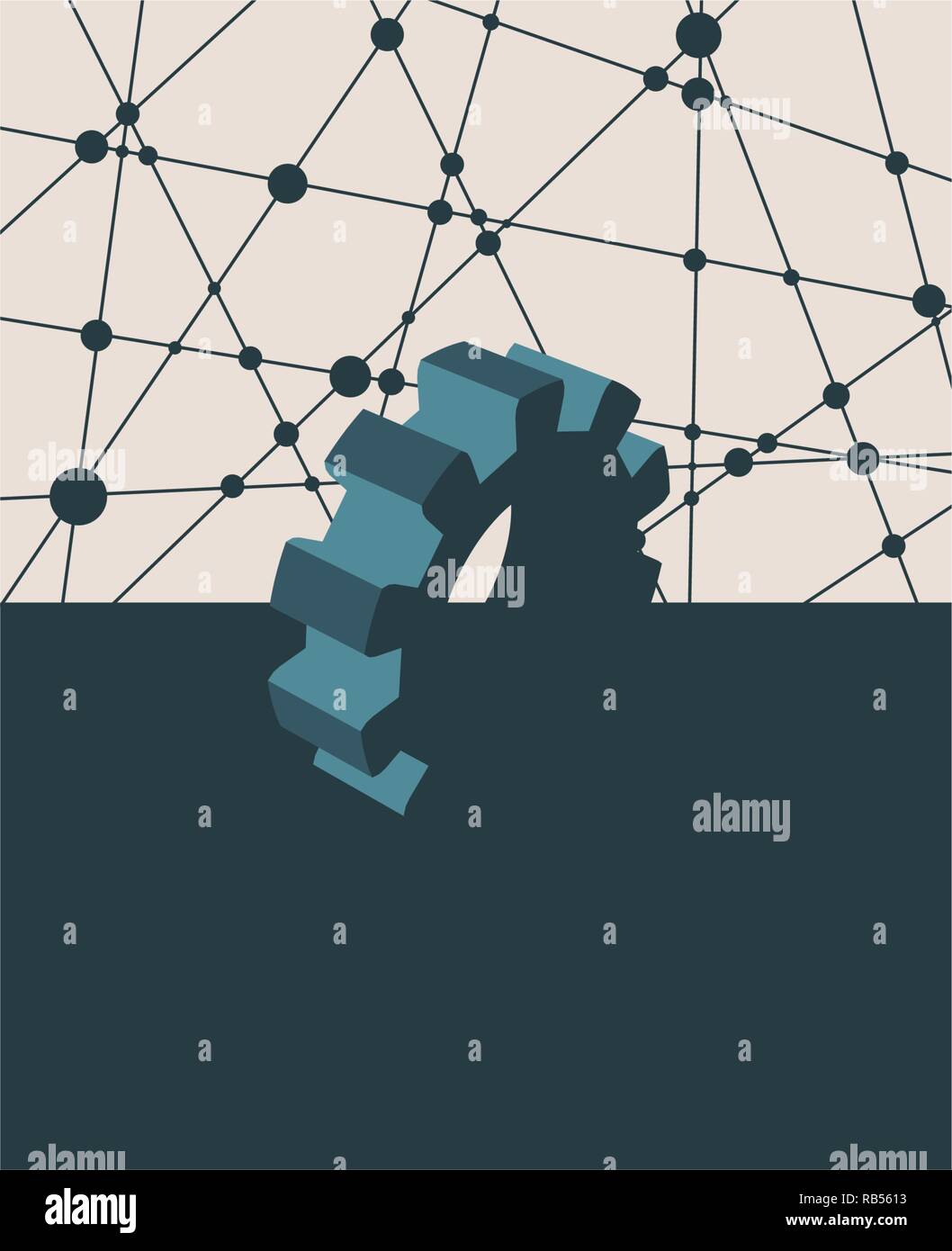 abstract cog wheel Stock Vector Image & Art - Alamy