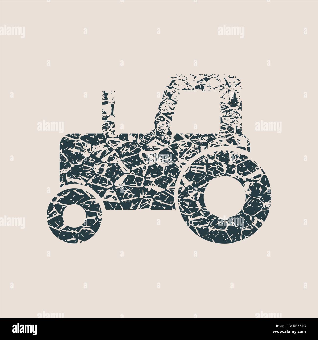 Tractor icon. Simple illustration Stock Vector Image & Art - Alamy