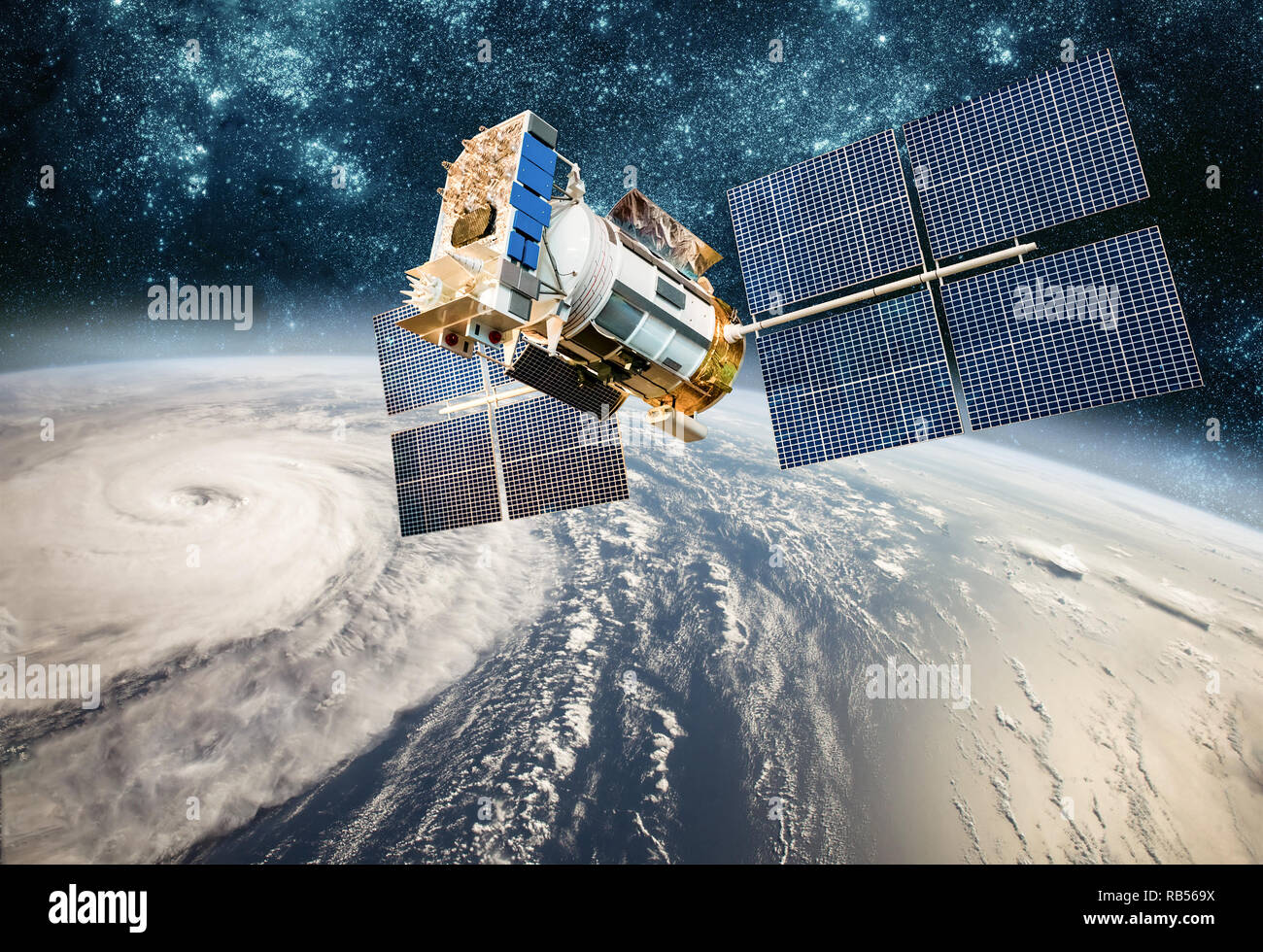 Space satellite monitoring from earth orbit weather from space ...