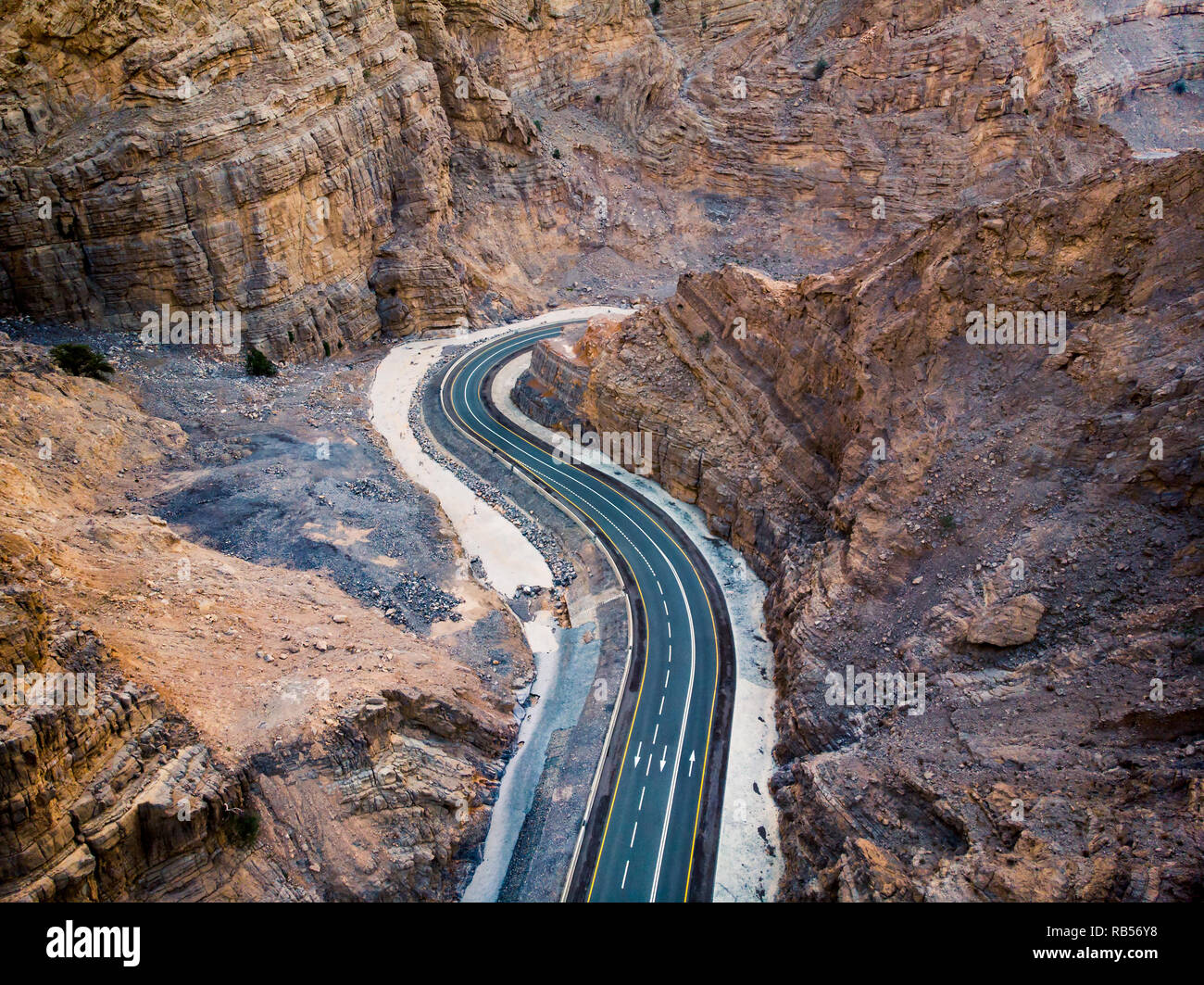 Jebal jais aerial hi-res stock photography and images - Alamy