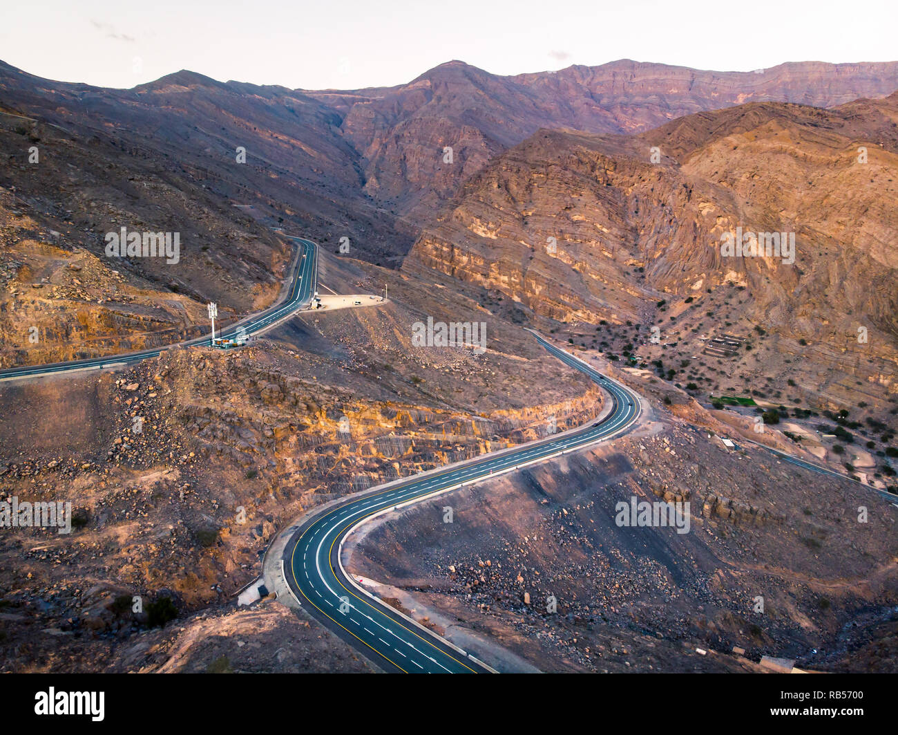 Jebal jais aerial hi-res stock photography and images - Alamy
