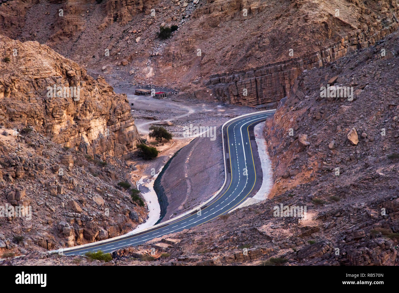 Jebal jais aerial hi-res stock photography and images - Alamy