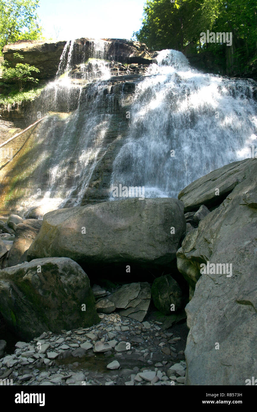 Brandywine Falls in Cuyahoga Valley National Park, OH, USA Stock Photo ...